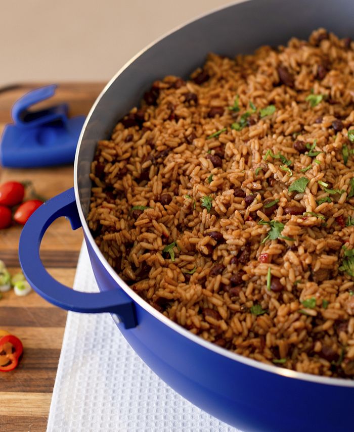 Sedona Kitchen Aluminum 12 Qt Caldero with Silicone Rim Glass Lid and ...