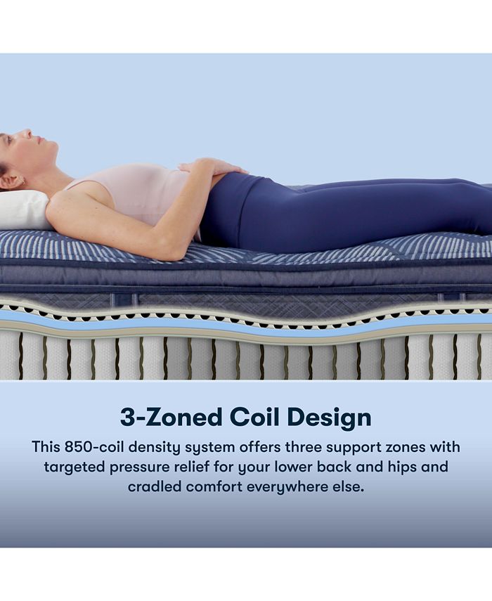 Serta Perfect Sleeper Cobalt Calm 14" Firm Pillow Top Mattress Set ...