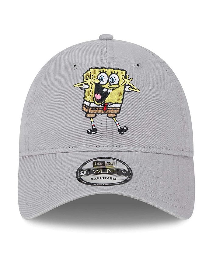 New Era Men's Gray SpongeBob SquarePants 9TWENTY Adjustable Hat - Macy's