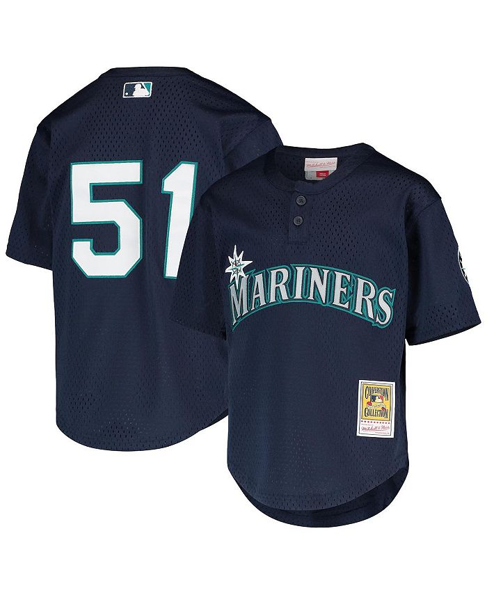 Mitchell & Ness Big Boys Ichiro Suzuki Navy Seattle Mariners ...