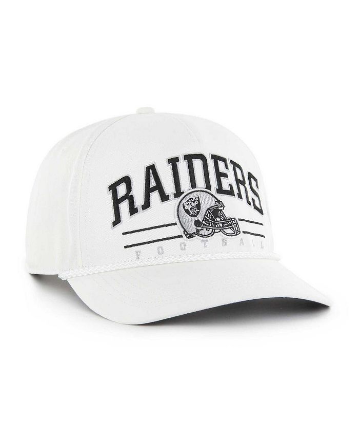 '47 Brand Men's White Las Vegas Raiders Roscoe Hitch Adjustable Hat ...