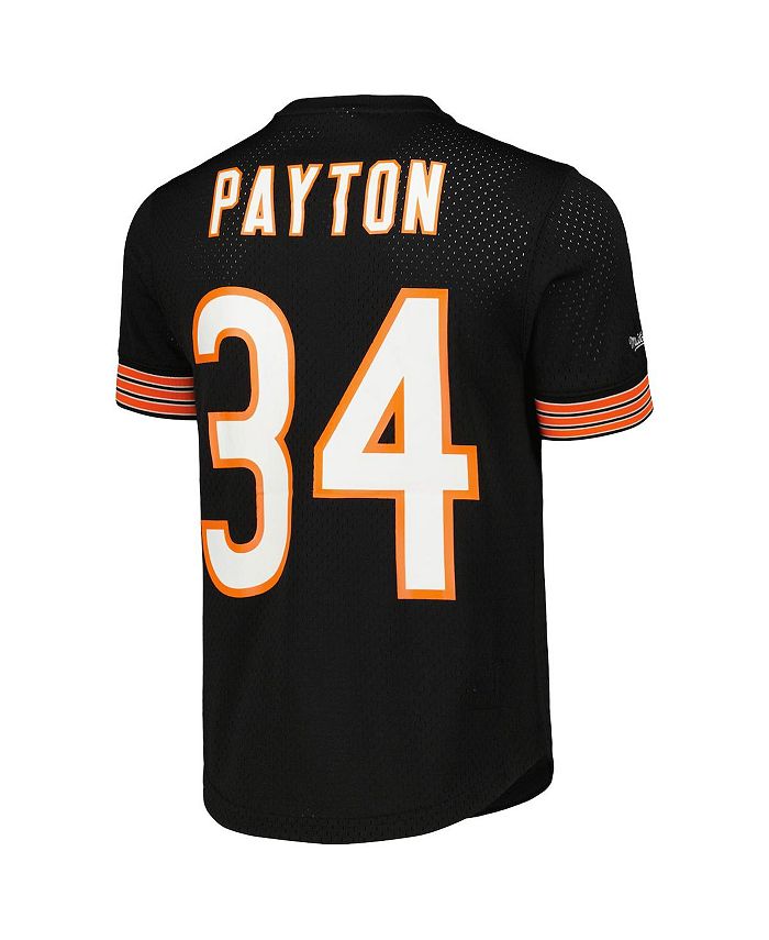 Mitchell & Ness Men's Walter Payton Black Chicago Bears Retired Player ...