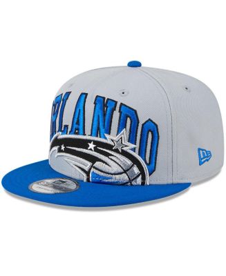 Men's New Era Gray, Blue Orlando Magic Tip-Off Two-Tone 9FIFTY Snapback ...