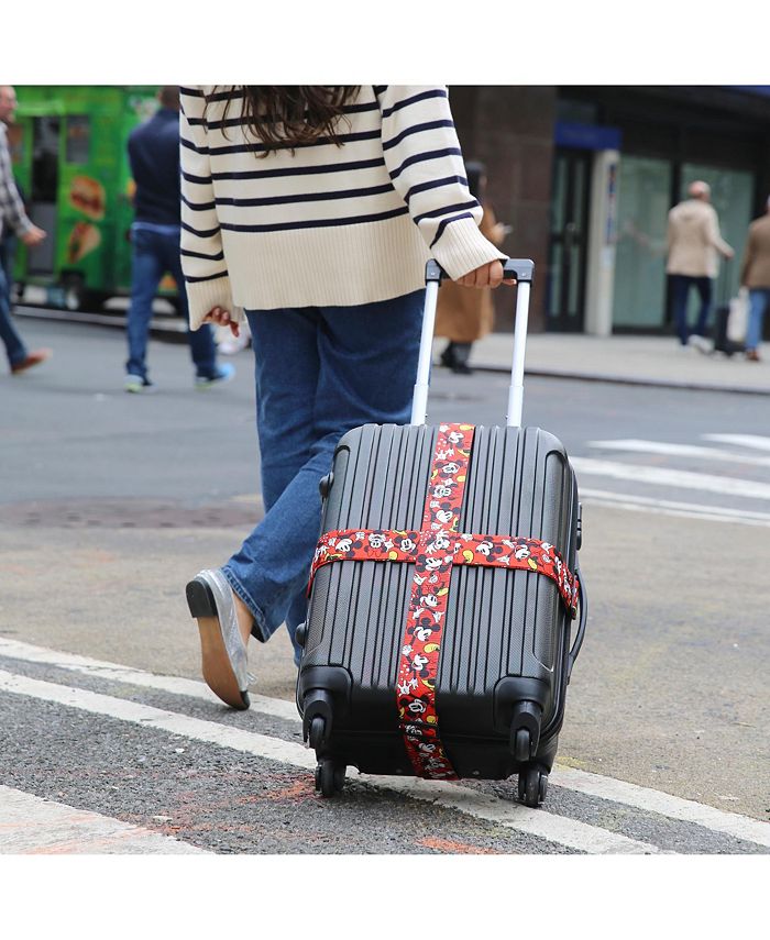 Disney Mickey and Minnie Mouse Luggage Strap 2-Piece Set Officially ...