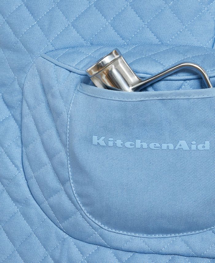 KitchenAid Fitted Tilt-Head Solid Stand Mixer Cover with Storage Pocket ...