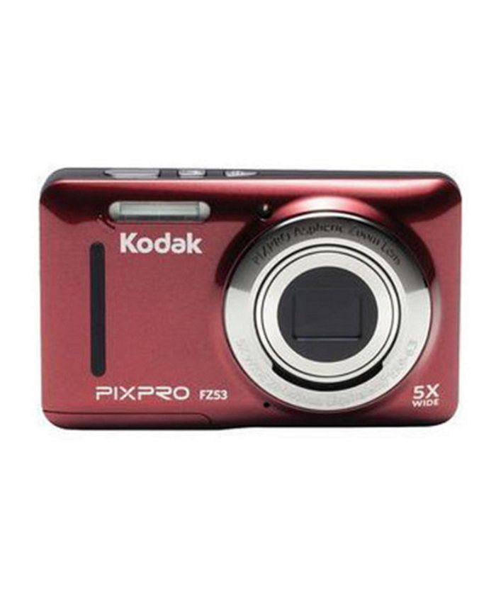 Kodak PIXPRO Friendly Zoom FZ53 Digital Camera (Red) with Case and ...