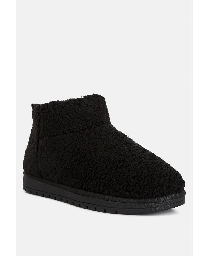 London Rag Anatole fleece exterior fluffy boots - Macy's
