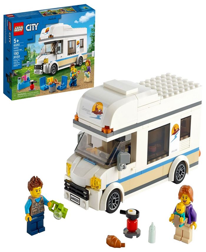 LEGO® City 60283 Holiday Camper Van Toy Building Set with Family ...