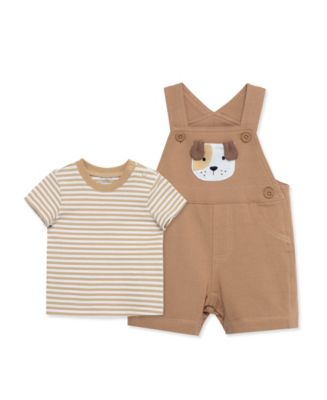Little Me Baby Boys Puppy Shortall - Macy's