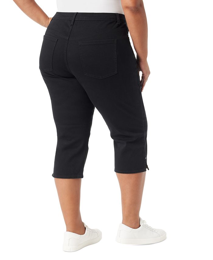 Gloria Vanderbilt Plus Size Amanda High-Rise Capri Jeans - Macy's