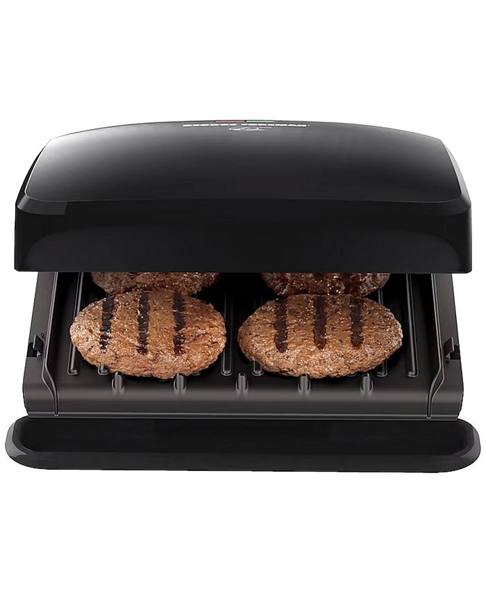 George Foreman 4-Serving Electric Grill & Panini Press - Macy's