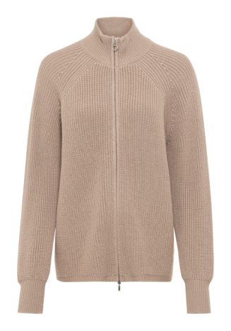 Olsen Wool Blend Long Sleeve Zip Front Cardigan - Macy's