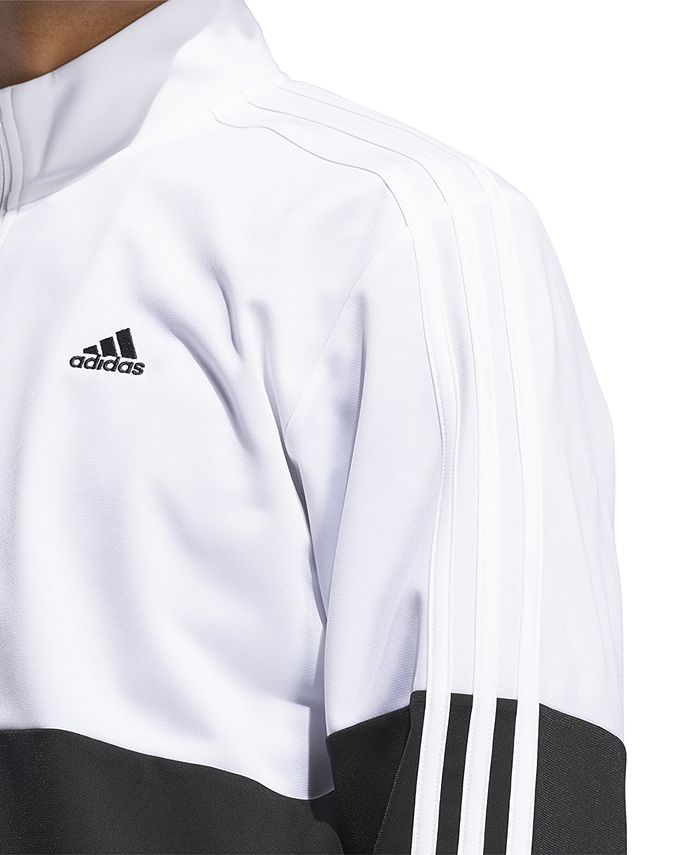 adidas Men's Essentials Colorblocked Tricot Track Jacket - Macy's