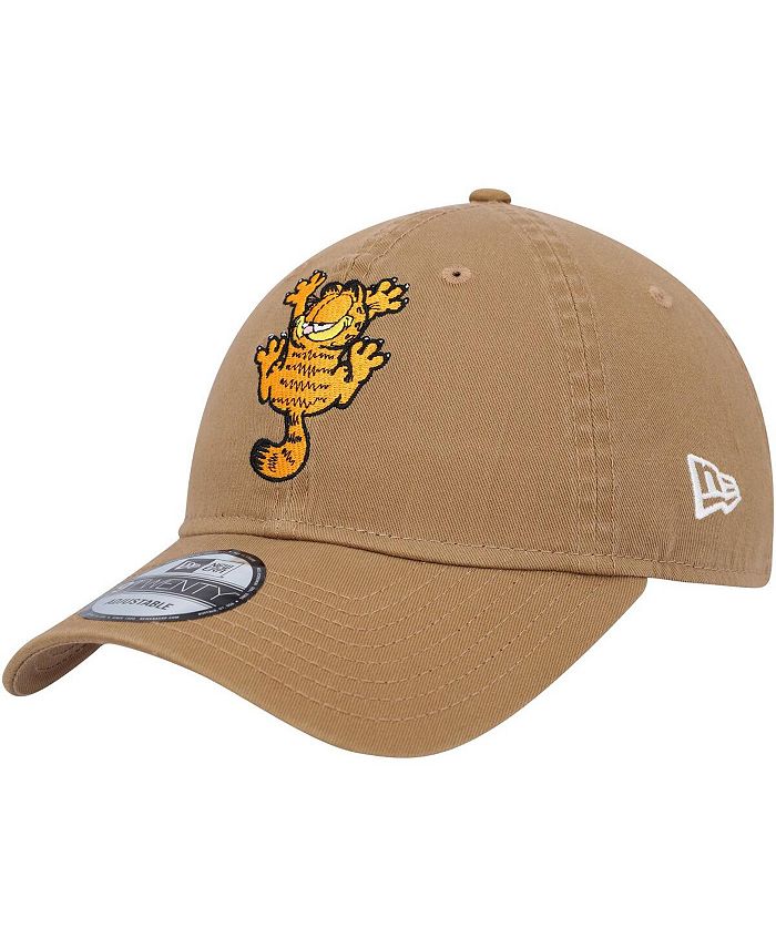 New Era Men's Khaki Garfield 9TWENTY Adjustable Hat - Macy's