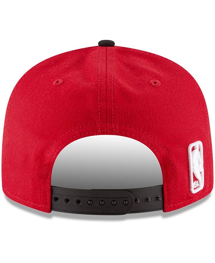 New Era Men's Red, Black Chicago Bulls 2-Tone 9FIFTY Adjustable Snapback Hat - Macy's