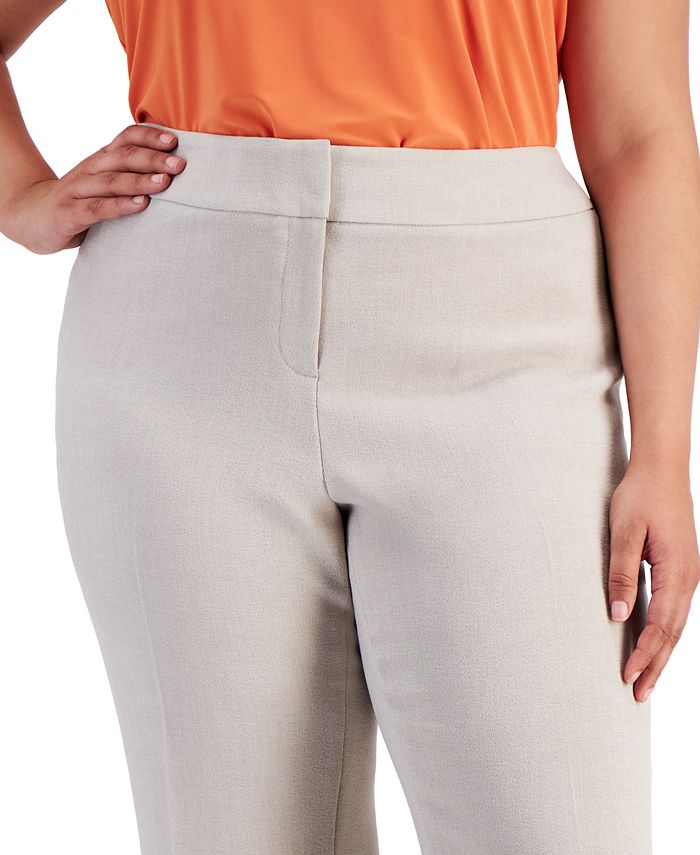 Kasper Plus Size Straight-Leg Pants - Macy's