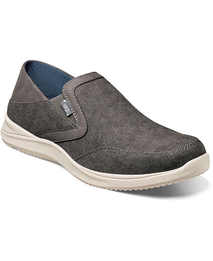 Nunn Bush Men's Conway Ez Canvas Moc Toe Slip On Shoes - Macy's