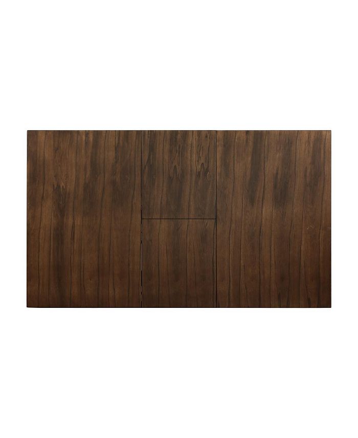 Simplie Fun Classic Light Rustic Brown Finish Wooden 1pc Dining Table w ...