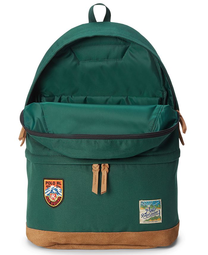 Polo Ralph Lauren Men's Ranger Suede-Trim Backpack - Macy's