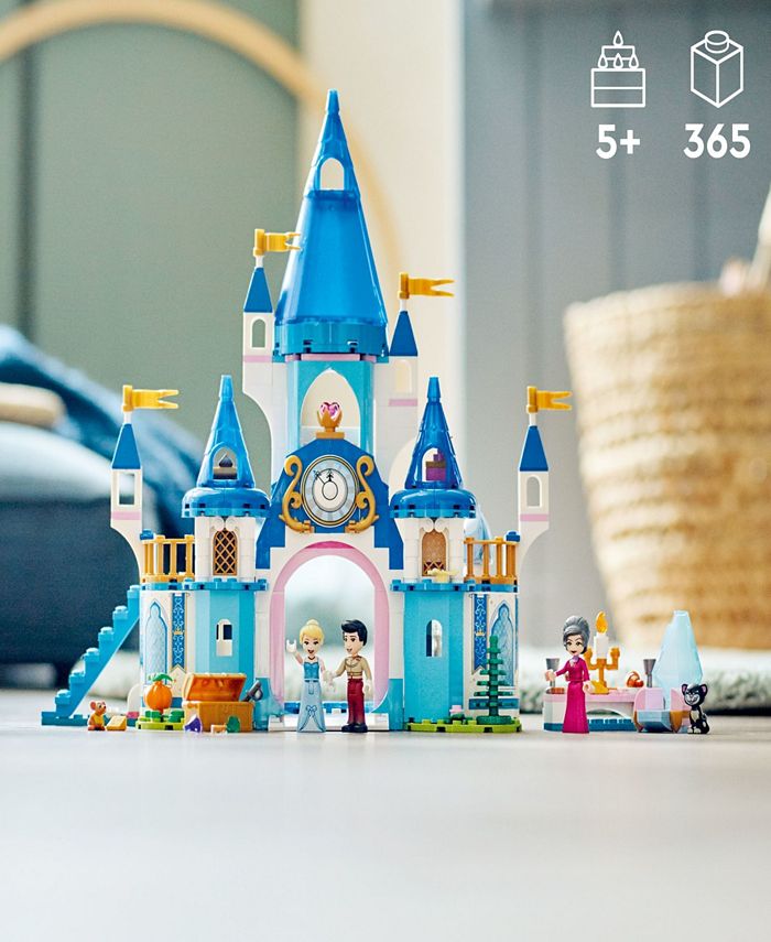 LEGO® Disney 43206 Cinderella and Prince Charming Castle Toy Minifigure ...