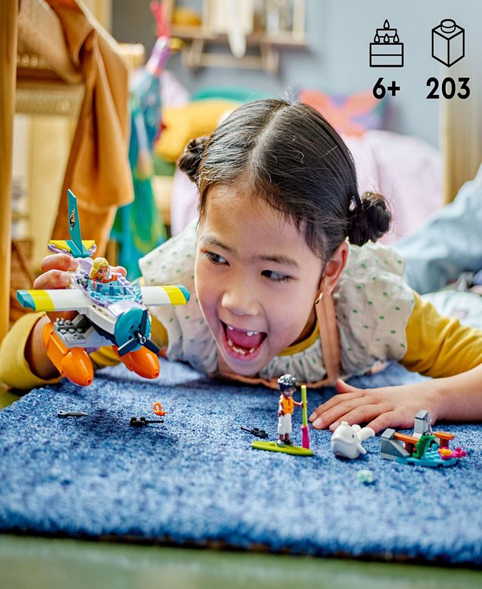 LEGO® Friends 41752 Sea Rescue Plane Toy Adventure Building Set - Macy's