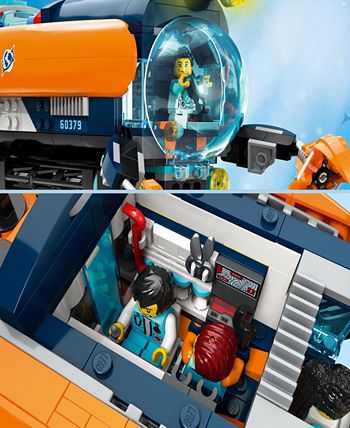 LEGO® City 60379 Deep-Sea Explorer Toy Submarine Building Set - Macy's