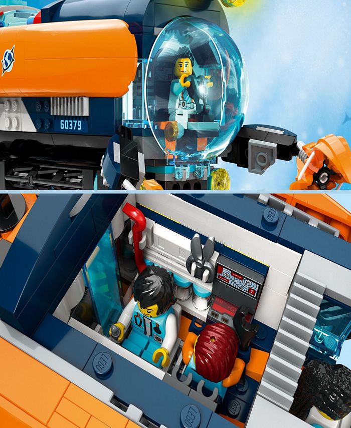 LEGO® City 60379 Deep-Sea Explorer Toy Submarine Building Set - Macy's