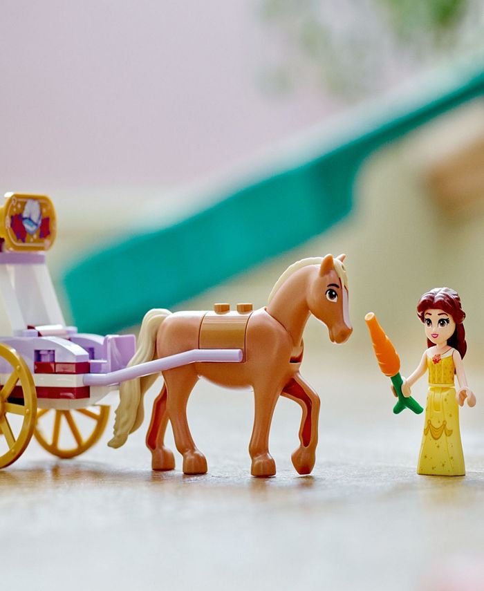 LEGO® Disney 43233 Princess Belle's Storytime Toy Horse Carriage ...