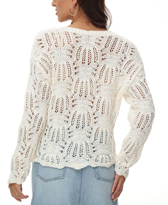Frye Women's Reese Crochet Cardigan - Macy's