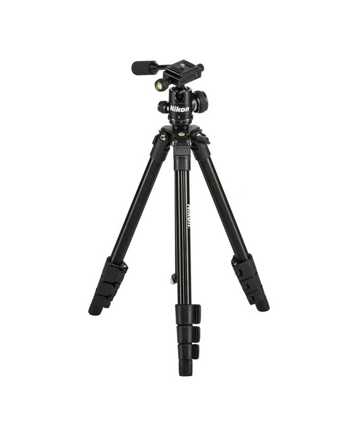Nikon 16749 Compact Outdoor Four-Section Aluminum Alloy Tripod (Black ...