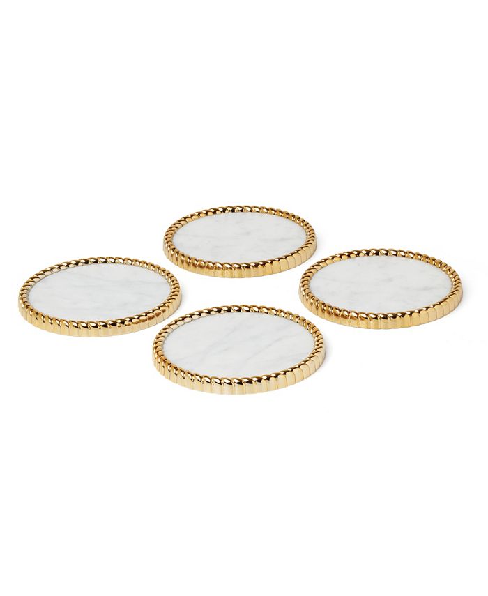 Reed & Barton Roseland Metal Coasters, Set of 4 - Macy's