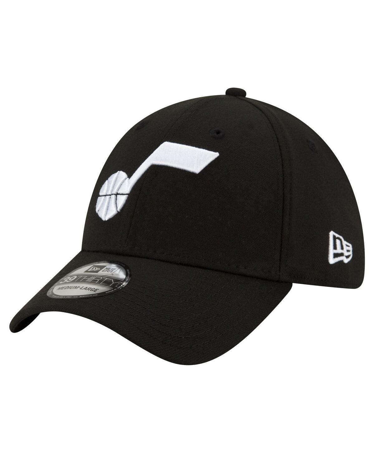 Click here for Mens New Era Black Utah Jazz Logo 39THIRTY Flex Ha... prices
