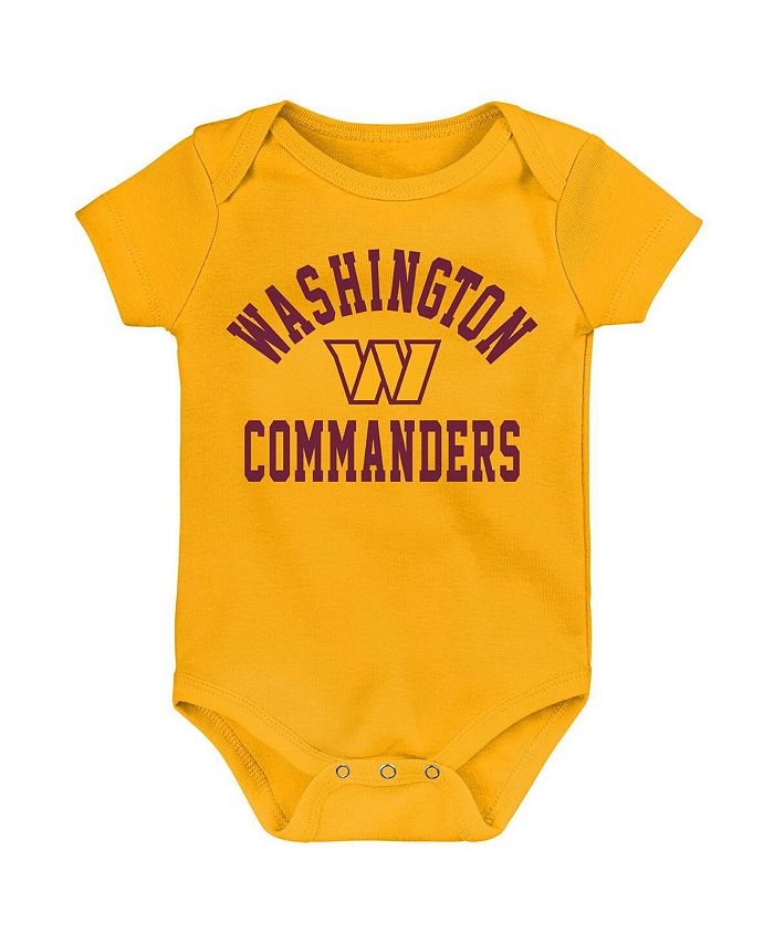 Outerstuff Baby Boys and Girls Gold, Burgundy, Heather Gray Washington ...