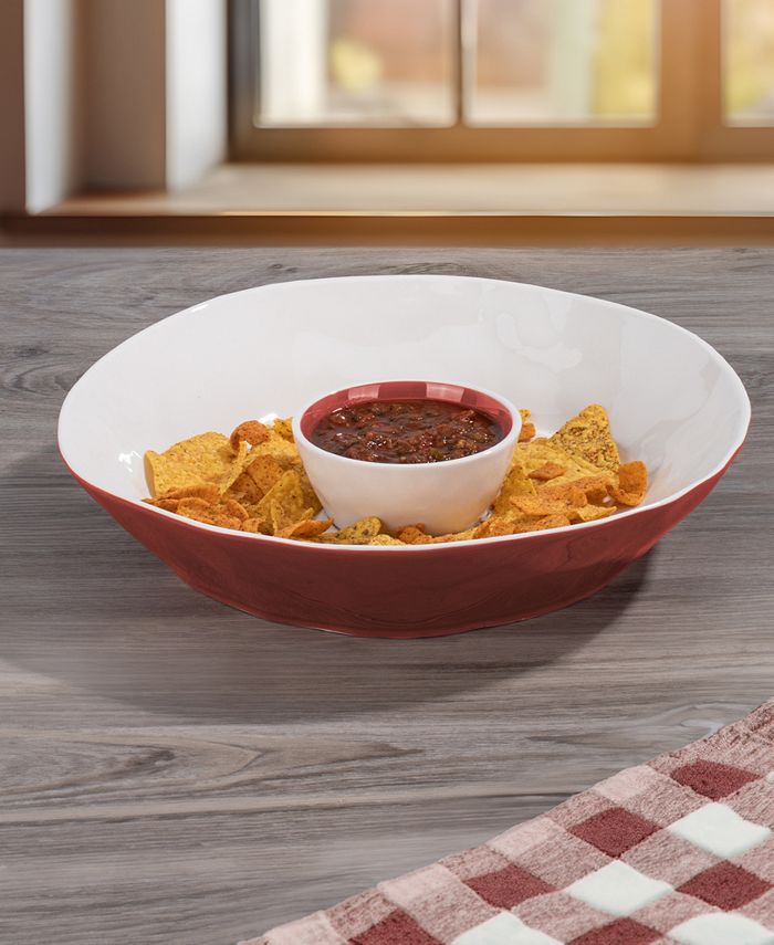 Thirstystone Ceramic Chip and Dip Bowl - Macy's