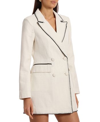Avec Les Filles Women's Piped Blazer Dress - Macy's