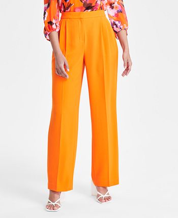 Bar III Women's High-Rise Wide-Leg Pants, Created for Macy's - Macy's