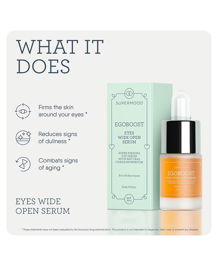 Supermood Egoboost Eyes Wide Open Serum 0.5oz - Macy's