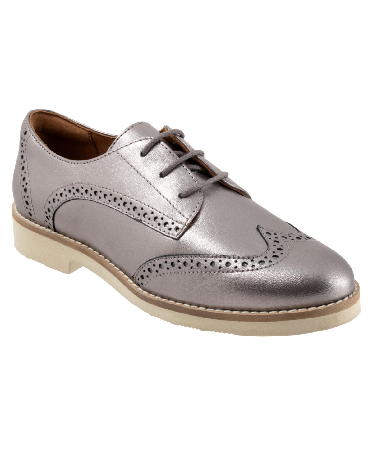 Click here for Softwalk Willet Flat - Pewter metallic prices