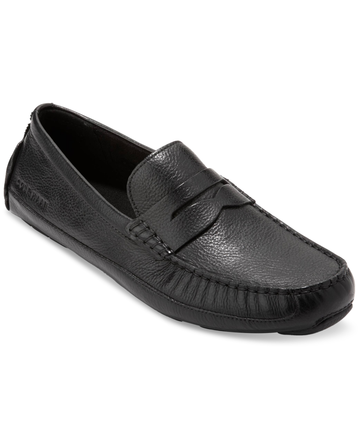 Click here for Cole Haan Mens Wyatt Slip-On Penny Drivers - Black prices