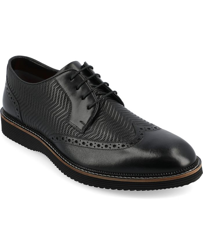 Thomas & Vine Men's Baxter Tru Comfort Foam Wingtip Lace-Up Derby Shoes ...