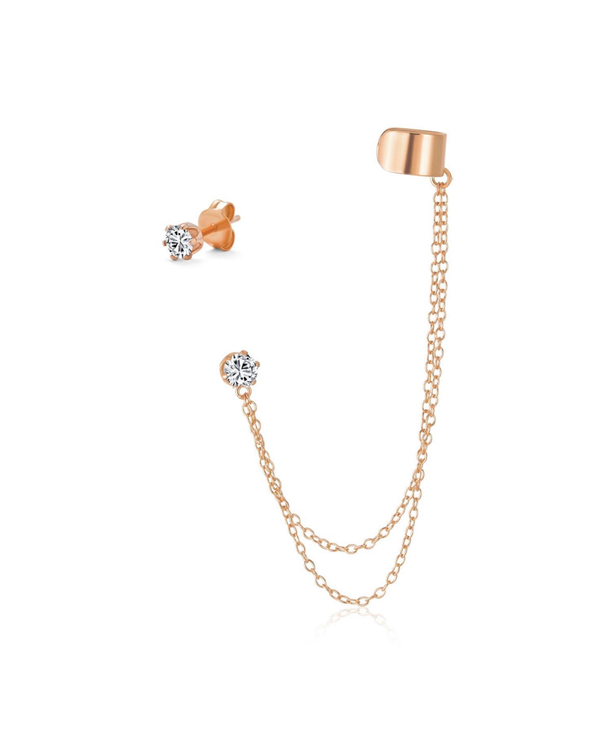 Click here for Bling Jewelry Geometric Cartilage Plain Band With... prices