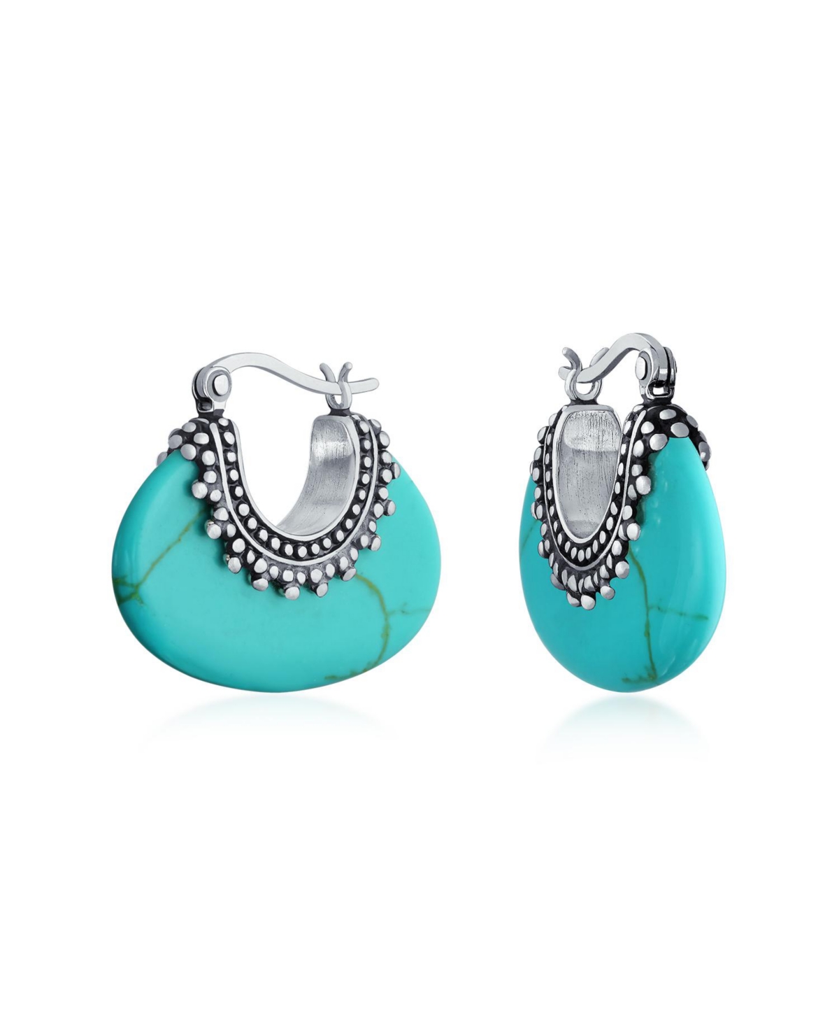 Click here for Bling Jewelry Sterling Silver Boho Bali Style Blue... prices