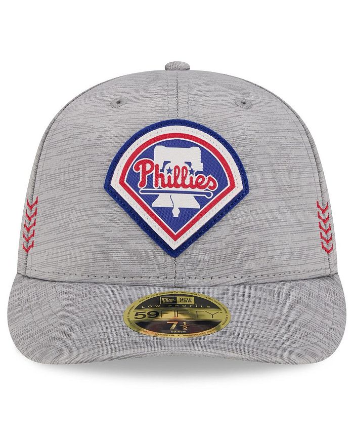 New Era Men's Gray Philadelphia Phillies 2024 Clubhouse Low Profile ...