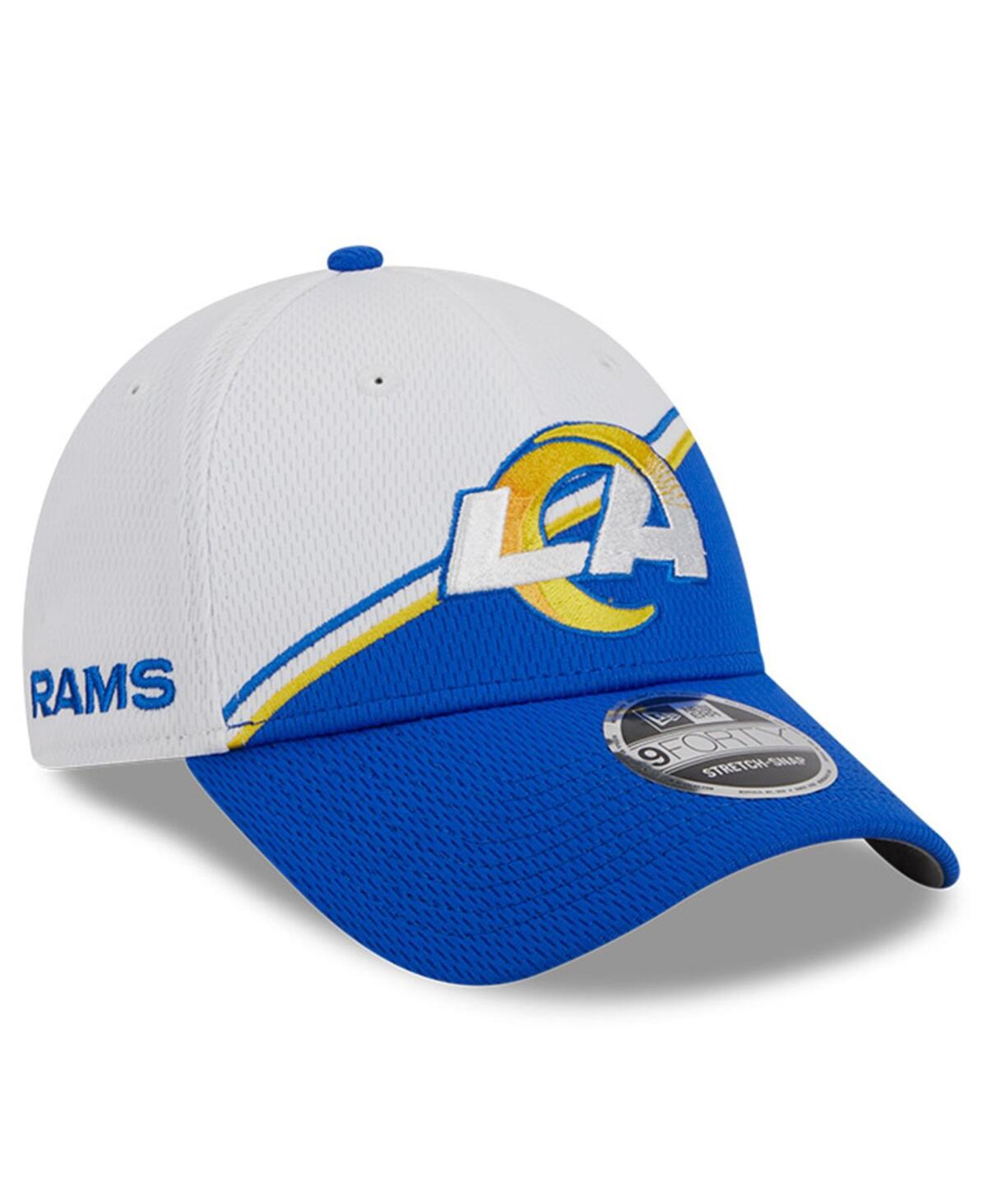 Click here for Mens New Era White  Royal Los Angeles Rams 2023 Si... prices