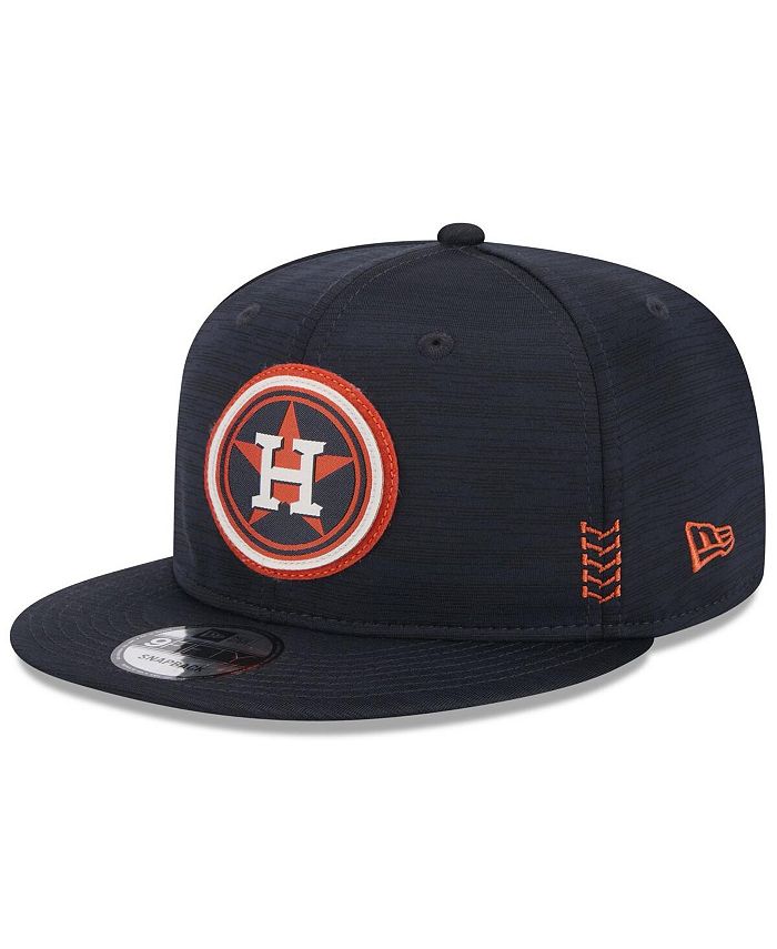 New Era Men's Navy Houston Astros 2024 Clubhouse 9FIFTY Snapback Hat ...