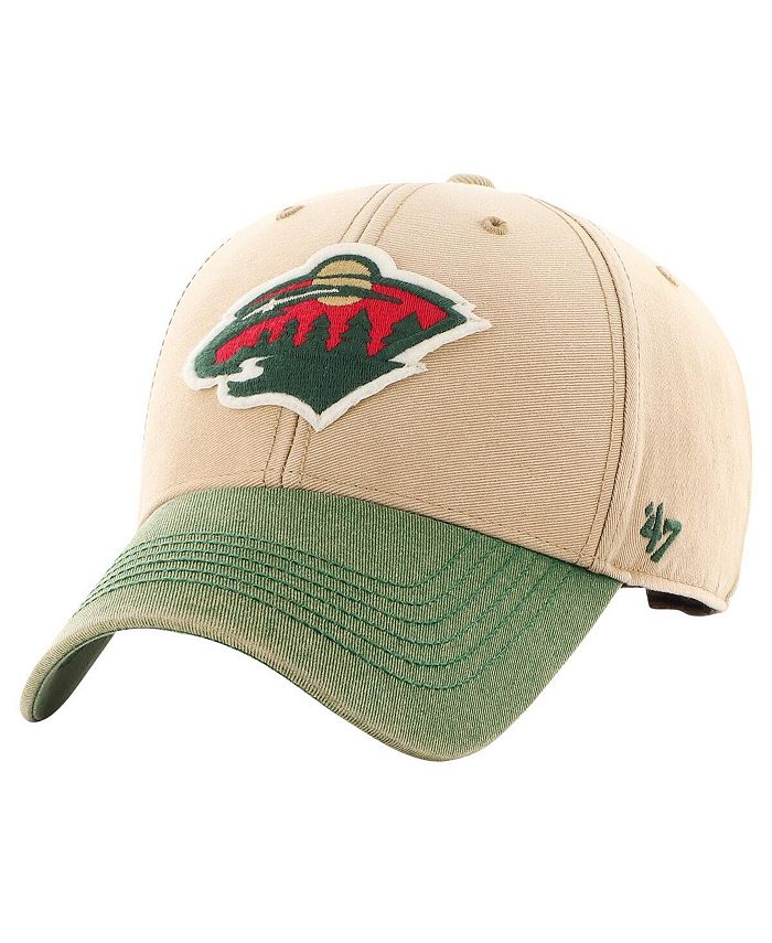 '47 Brand Men's Khaki, Green Distressed Minnesota Wild Dusted Sedgwick ...