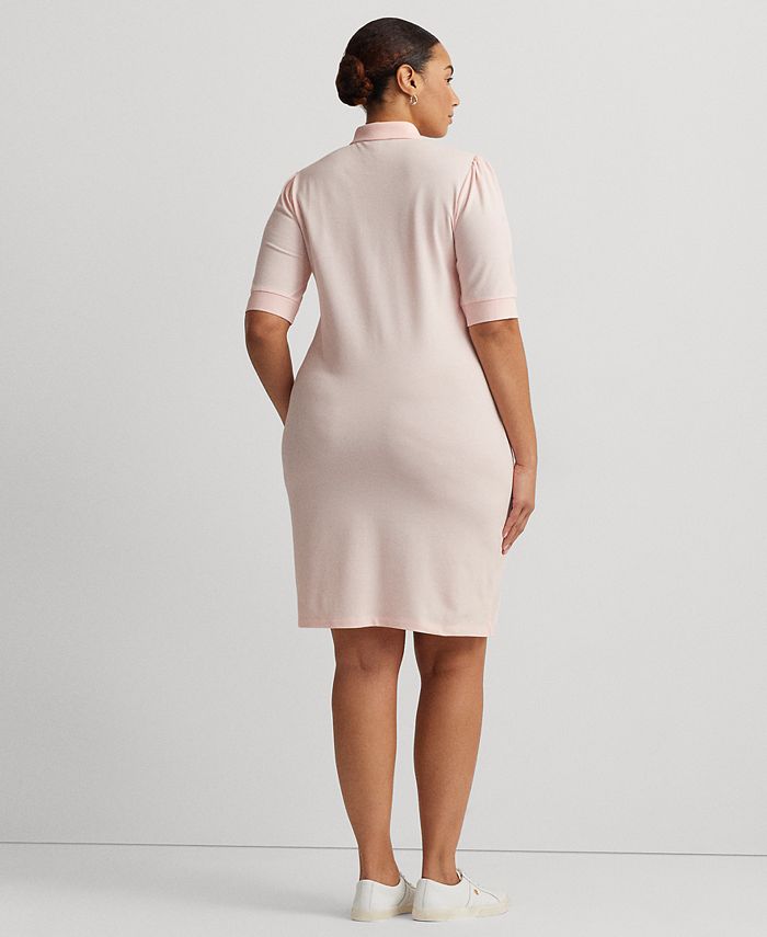 Lauren Ralph Lauren Plus Size Collared Shift Dress - Macy's