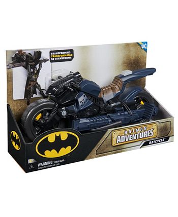 DC Comics Batman Batcycle, Converting 2-in-1 Batcycle Batglider, Figure ...