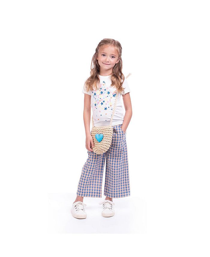 IMOGA Collection Child Angela Azure Straw Handbag - Macy's