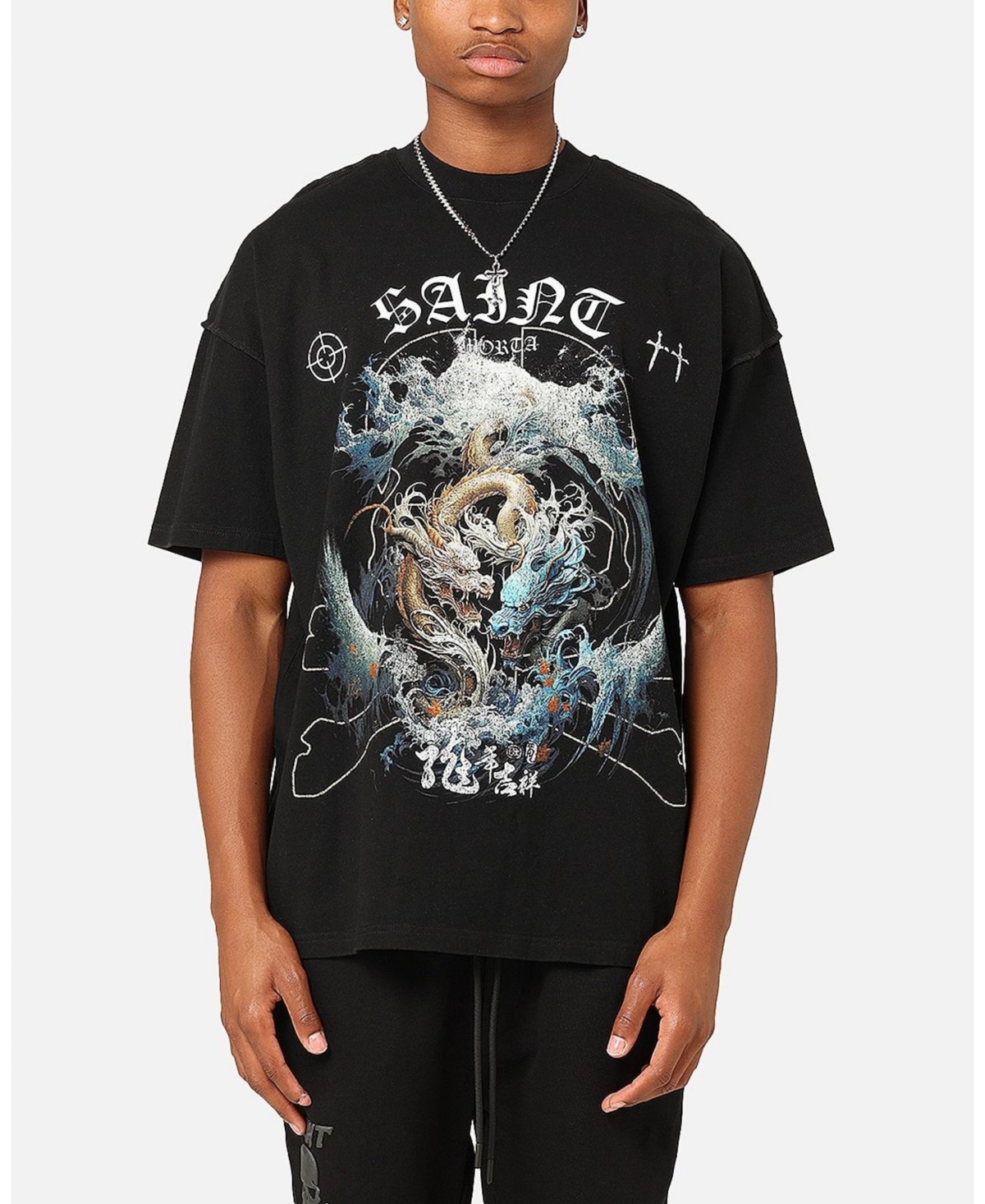 Click here for Saint Morta Mens Year Of The Dragon Boxy T-Shirt -... prices